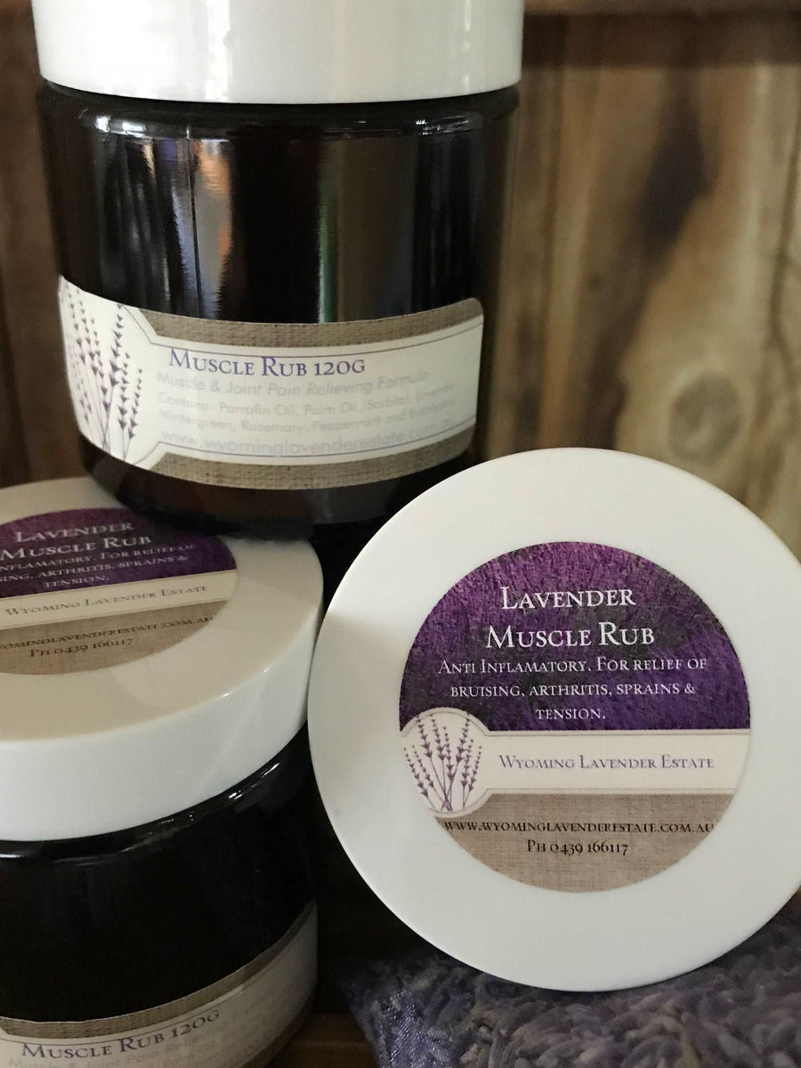 Lavender Muscle Rub 120g – Wyoming Lavender Estate