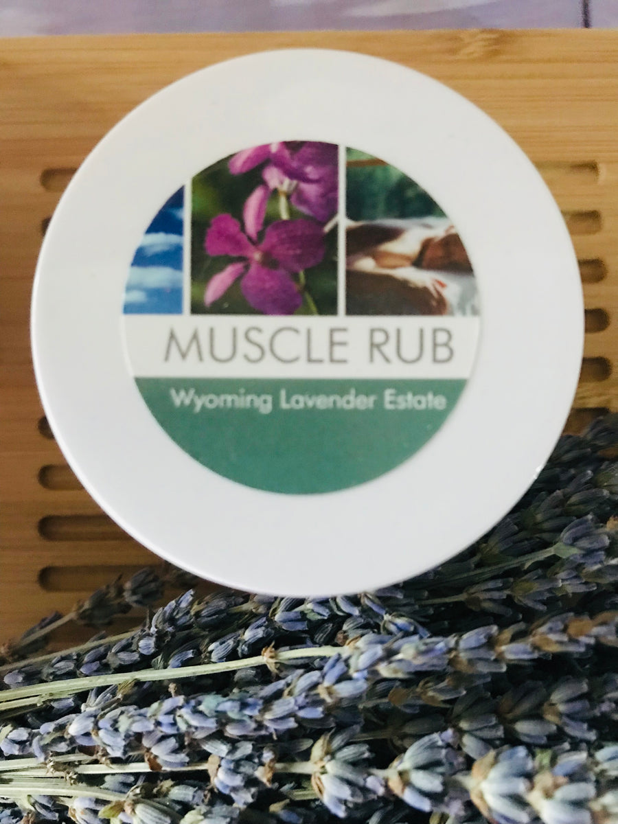 Lavender Muscle Rub 120g – Wyoming Lavender Estate